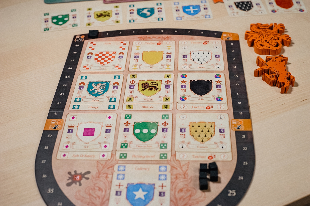 Címerpajzs a radar alulról - Blazon társasjáték kritika - Kritizátor